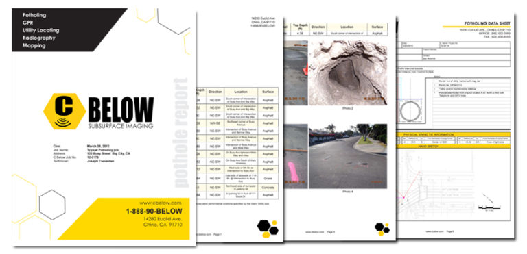 Utility Potholing Services - C Below | Subsurface Imaging